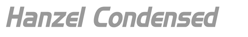 Hanzel Condensed Font | wfonts.com - download free