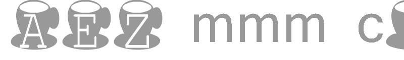 AEZ mmm caffeine Font | wfonts.com - download free