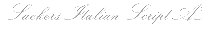 Sackers Italian Script AT Font | wfonts.com - download free