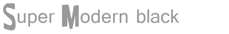 Super Modern black Font | wfonts.com - download free