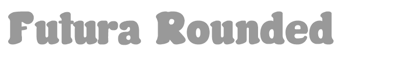 Futura Rounded Font | wfonts.com - download free