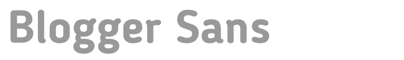 Blogger Sans Font | wfonts.com - download free