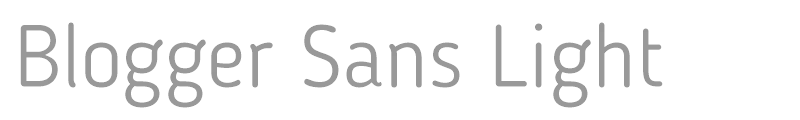 Blogger Sans Font | wfonts.com - download free