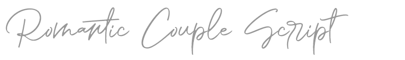 Romantic Couple Script Font | wfonts.com - download free
