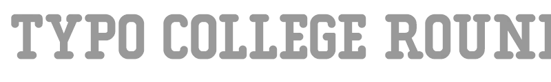 Typo College Font | wfonts.com - download free