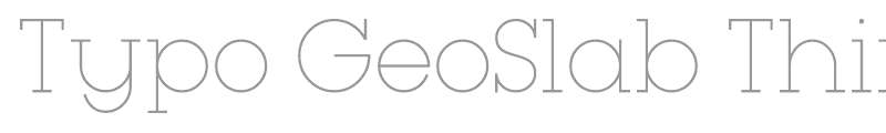 Typo Geoslab Font | wfonts.com - download free
