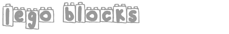 Lego Blocks Font | wfonts.com - download free