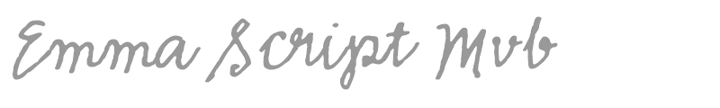 Emma Script Mvb Font | wfonts.com - download free