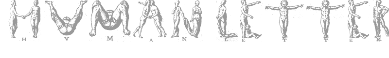 Human letters Font | wfonts.com - download free