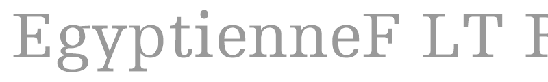 Download Free Font EgyptienneF LT Roman