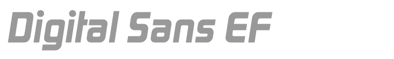 Digital Sans EF Font | wfonts.com - download free