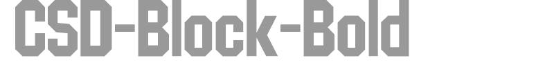 CSD-Block-Bold Font | wfonts.com - download free