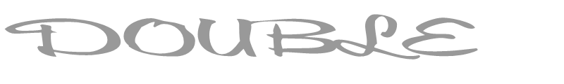 DOUBLE Font | wfonts.com - download free