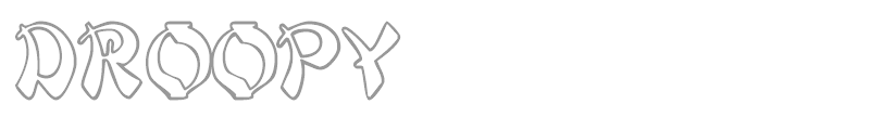 DROOPY Font | wfonts.com - download free