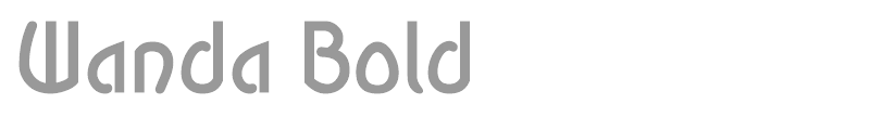 Wanda Bold Font | wfonts.com - download free