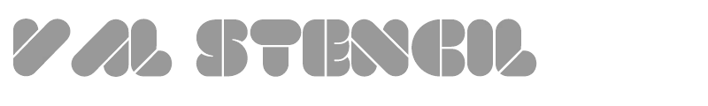 VAL Stencil Font | wfonts.com - download free