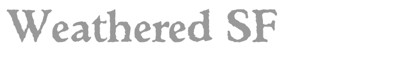 Weathered SF Font | wfonts.com - download free