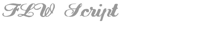 FLW Script Font | wfonts.com - download free