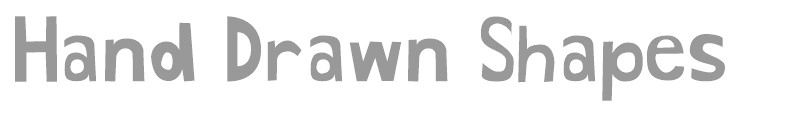 Hand Drawn Shapes Font | wfonts.com - download free