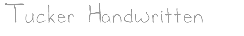 Tucker Font | wfonts.com - download free