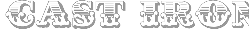 Cast Iron Font | wfonts.com - download free