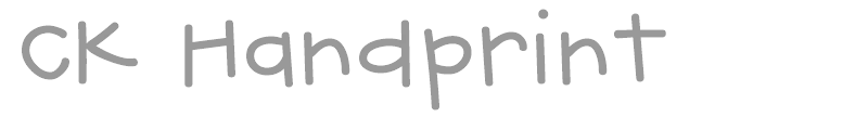 CK Handprint Font | wfonts.com - download free