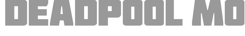 Download Free Font Deadpool Movie
