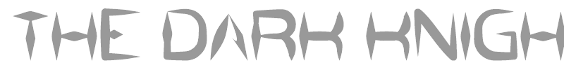 The Dark Knight Font | wfonts.com - download free
