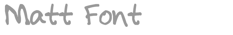 MattFont Font | wfonts.com - download free