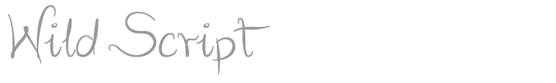 Wild Script Font | wfonts.com - download free