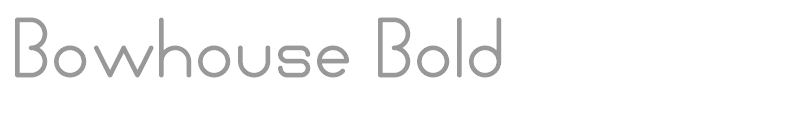 Bowhouse Font | wfonts.com - download free