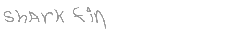 shark fin Font | wfonts.com - download free