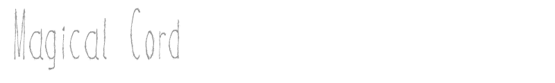 Magical Cord Font | wfonts.com - download free