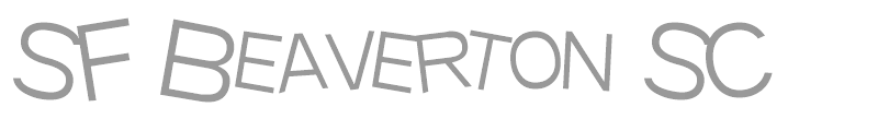 Download Free Font SF Beaverton SC
