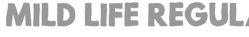 Mild Life Font | wfonts.com - download free