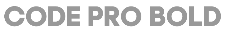 Code Pro Bold Font | wfonts.com - download free