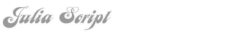 Julia Script Font | wfonts.com - download free
