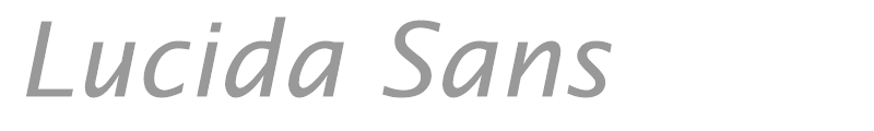Lucida Sans Font | wfonts.com - download free