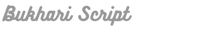 Bukhari Script Font | wfonts.com - download free