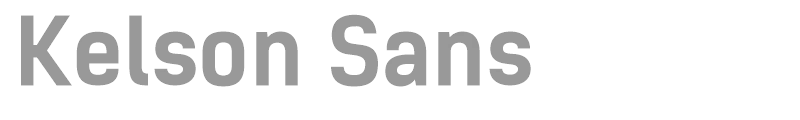 Kelson Sans Font | wfonts.com - download free