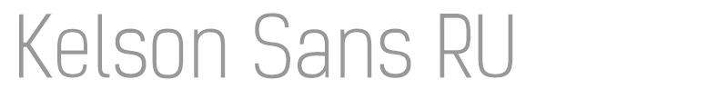 Kelson Sans Font | wfonts.com - download free
