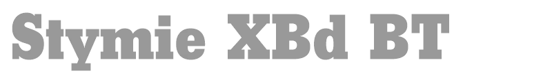 Stymie Font | wfonts.com - download free