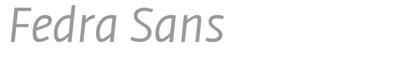 Fedra Sans Font | wfonts.com - download free
