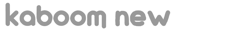 KaBoom New Font | wfonts.com - download free