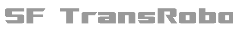 SF TransRobotics Extended Font | wfonts.com - download free