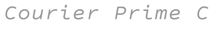 Courier Prime Font | wfonts.com - download free