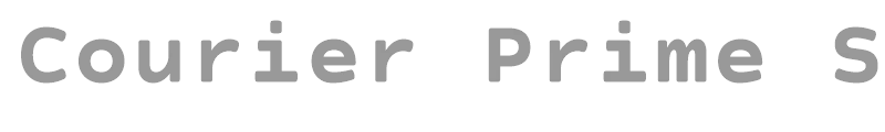 Courier Prime Font | wfonts.com - download free