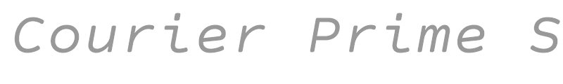 Courier Prime Font | wfonts.com - download free