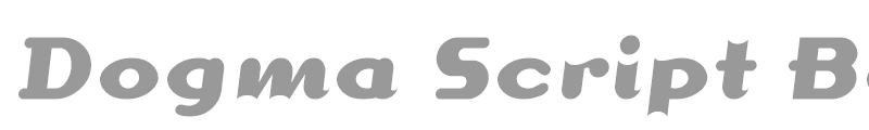 Dogma Script Bold Font | wfonts.com - download free
