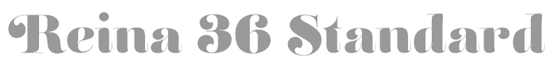 Reina 36 Standard Font | wfonts.com - download free
